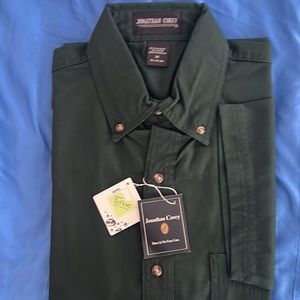 jonathan corey | Shirts | Men Shirt Hunter Green New With Tag Never ...
